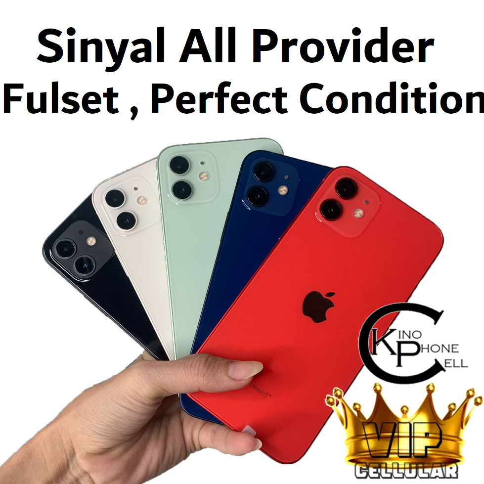 Jual iPhone 12 MINI 64GB/128GB/256GB BEKAS SECOND ORIGINAL 100% | MULUS NORMAL FULSET Kondisi ...