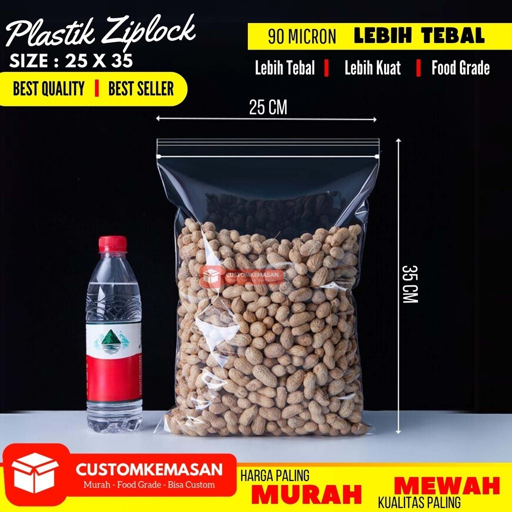 Jual Plastik Ziplock / Kemasan Makanan / Plastik Klip Ziplock / Plastik ...
