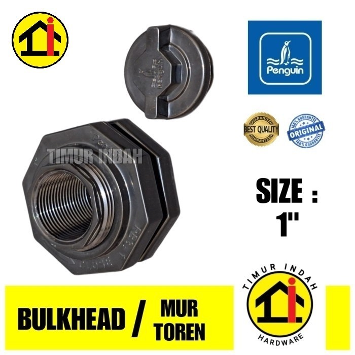 Jual PENGUIN - Bulkhead 1" / Mur Toren Tandon 1" | Shopee Indonesia