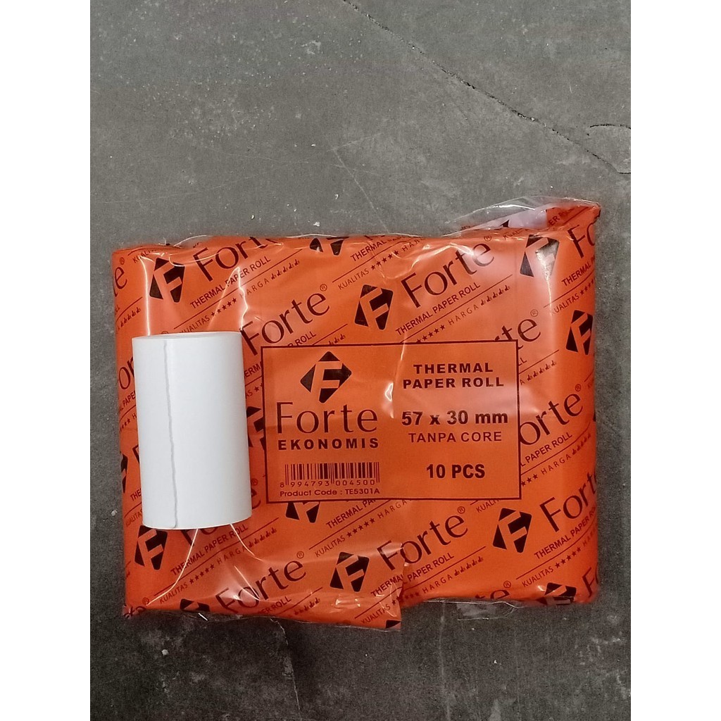 Jual 1 ROLL KERTAS TERMAL / PAPER ROLL FORTE / KERTAS KASIR OTANI ...
