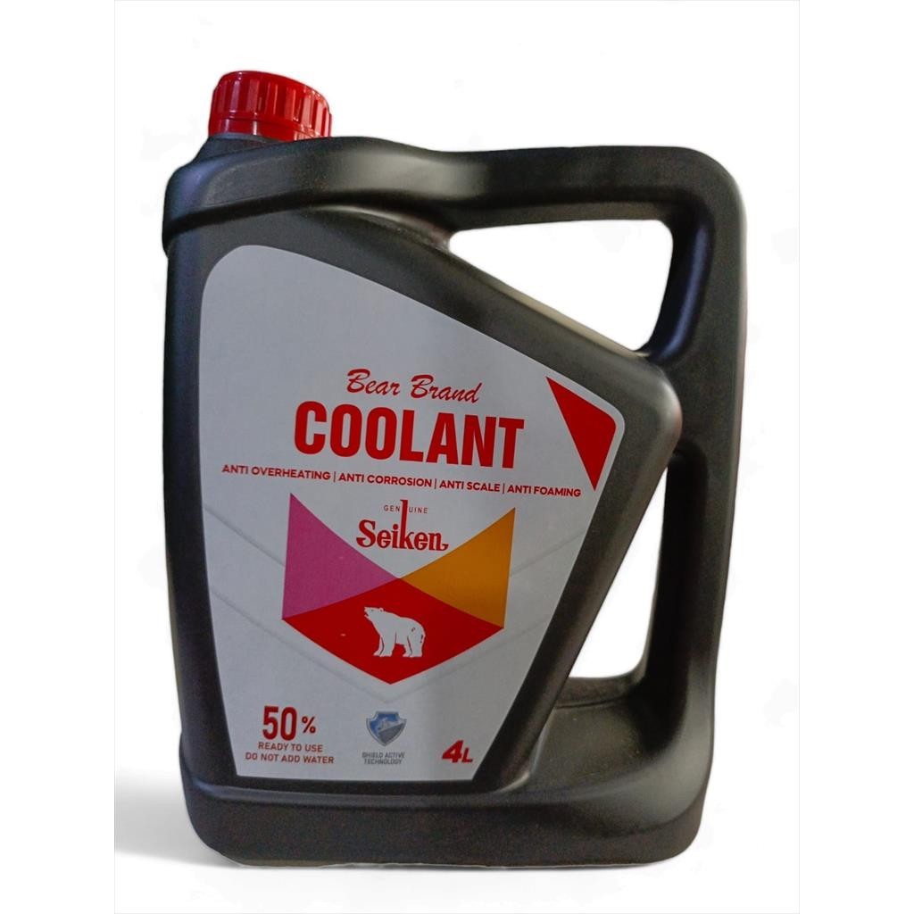Jual Air Radiator Coolant 50% Mobil Seiken Japan Merah 4 Liter Galon ...