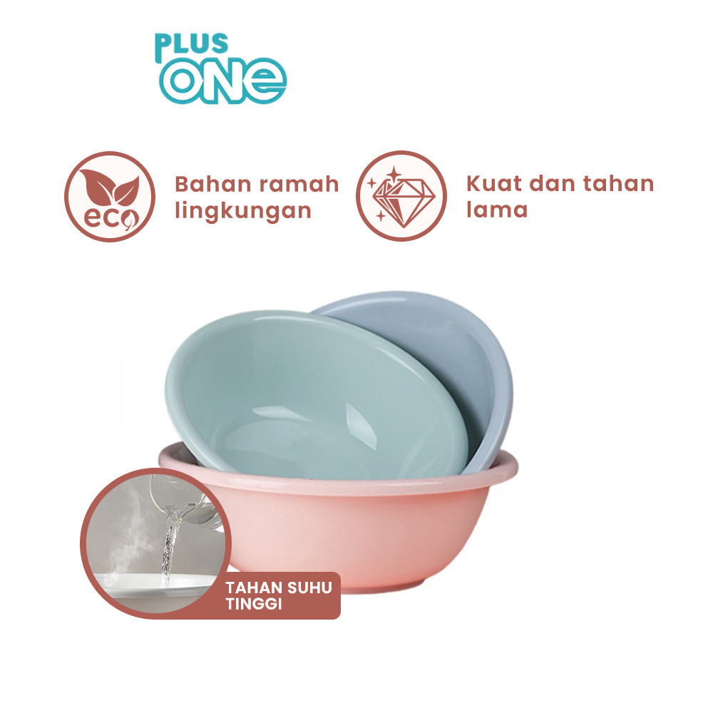 Jual Plus One Baskom Air Cuci Buah / Sayur Plastik Import Kuat Tahan ...