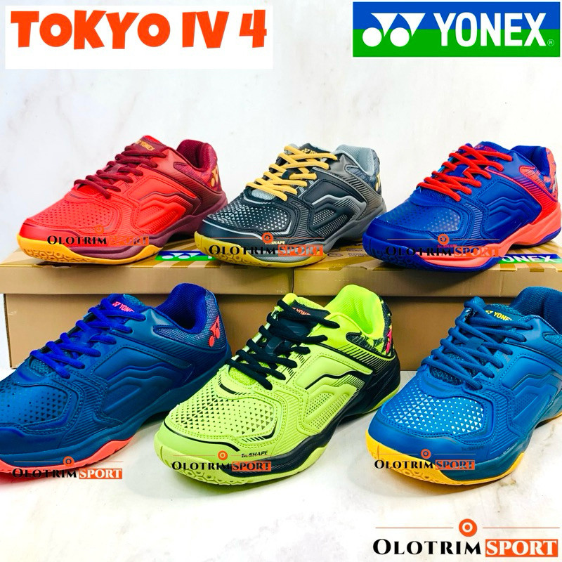 Jual Sepatu Badminton YONEX TOKYO 4 IV 100% ORIGINAL YONEX | Shopee ...