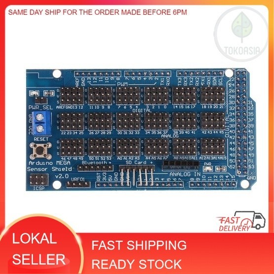 Jual (Ready Stock) MEGA Sensor Shield V1.0 V2.0 Dedicated Expansion ...
