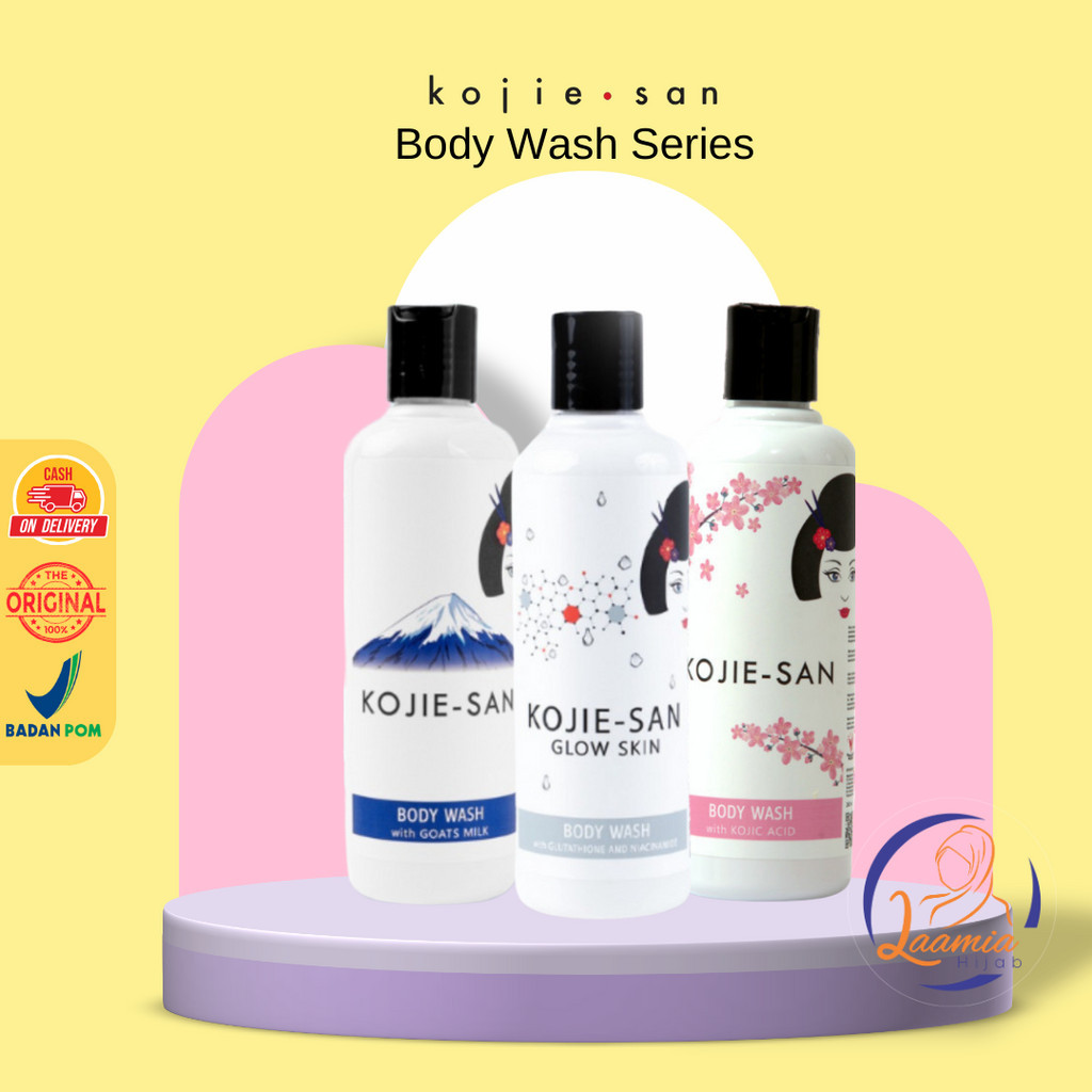 Jual Kojie-San Body Wash Series - Kojic Acid | Goat Milk | Glow Skin ...