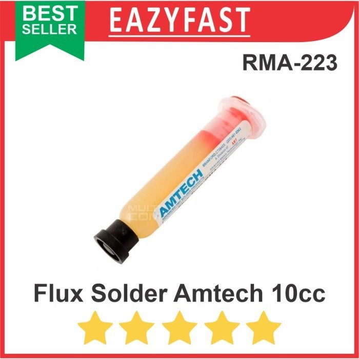 Jual Flux Pasta Amtech 10cc RMA-223 RMA223 Rosin Songka Suntik Timah Solder | Shopee Indonesia