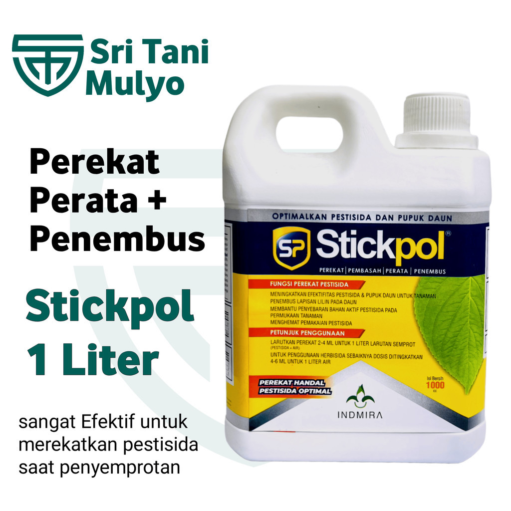 Jual PEREKAT PERATA PESTISIDA STICKPOL 1000ML - PENEMBUS PERATA DAN ...