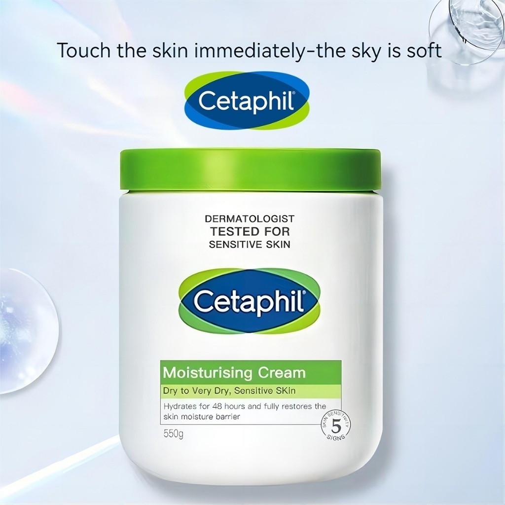 Jual Cetaphil Moisturizing Cream for Dry/Sensitive Skin 550g Proven To ...