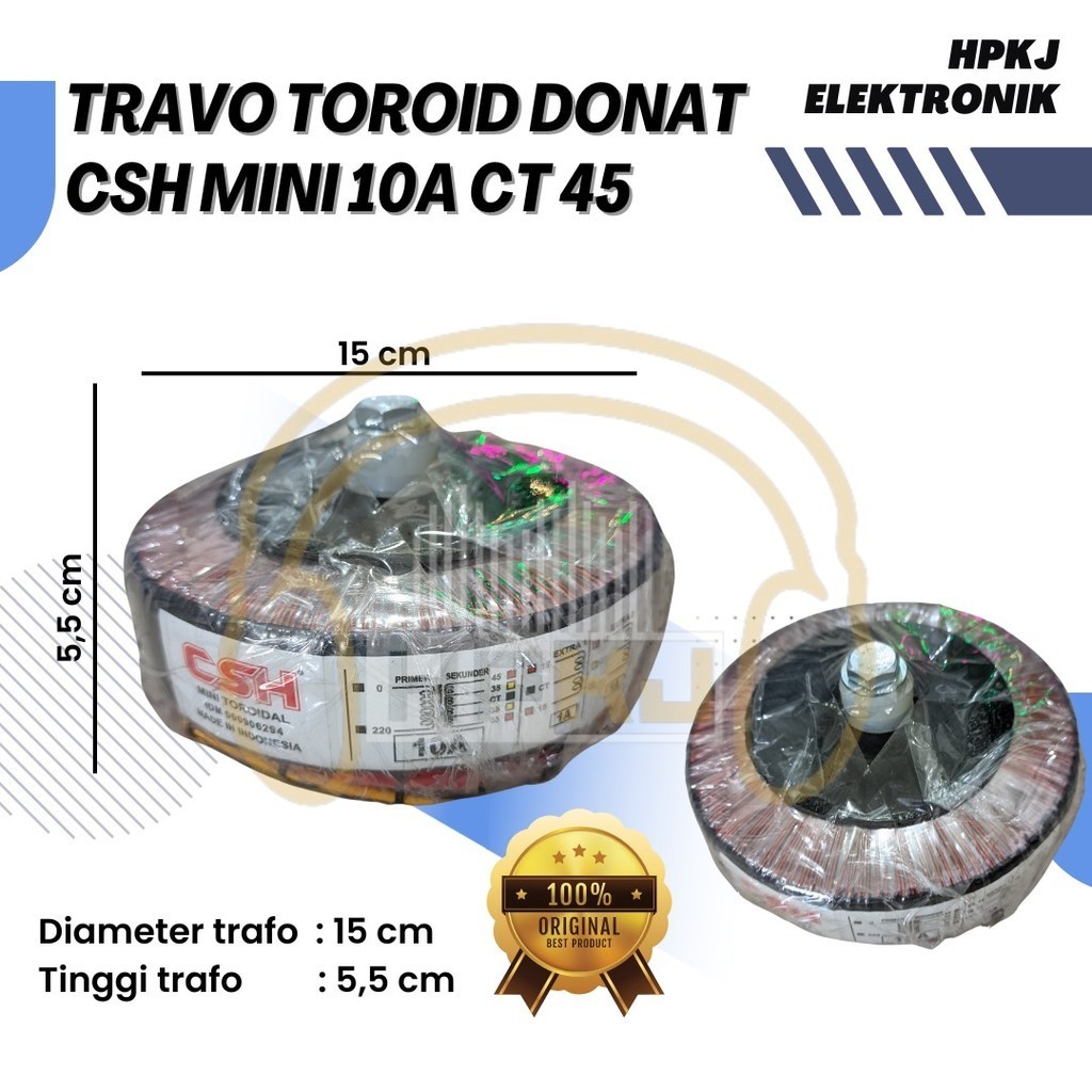 Jual TRAFO TOROID DONAT CSH MINI 10A CT 45V trafo donat CSH 10 A CT 45 V | Shopee Indonesia