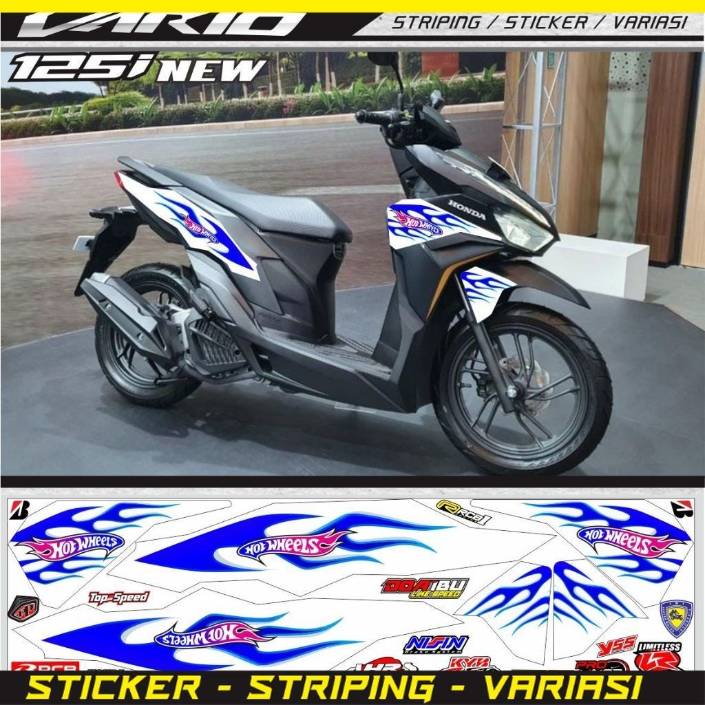 Jual VARIASI SETRIPING / striping vario 125 new / stiker motor vario baru 2023 / 2024 gen2 ...