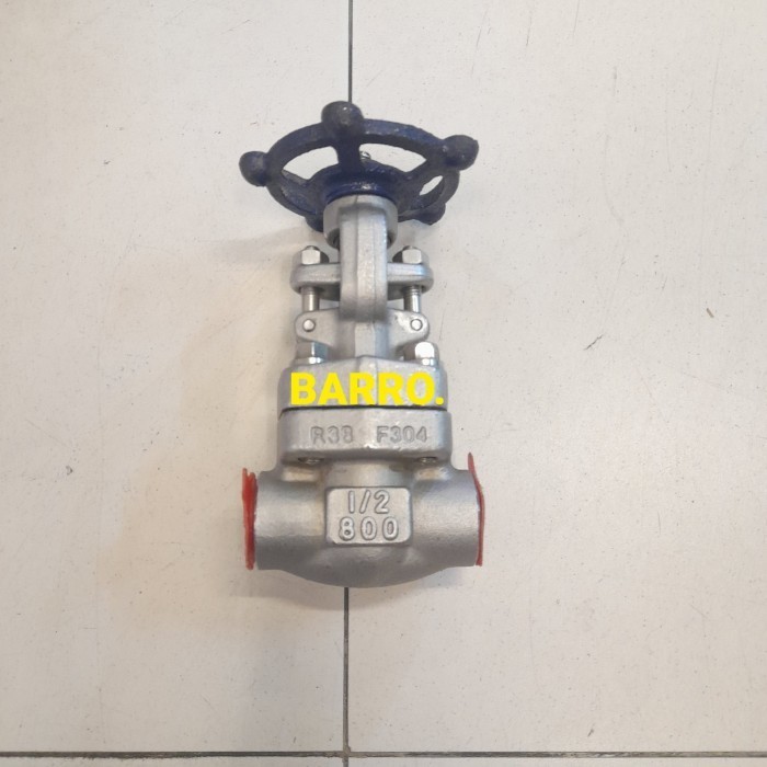 Jual Globe Valve 1 Inch SS304 Class 800 Socket Soket Weld Stainless ...