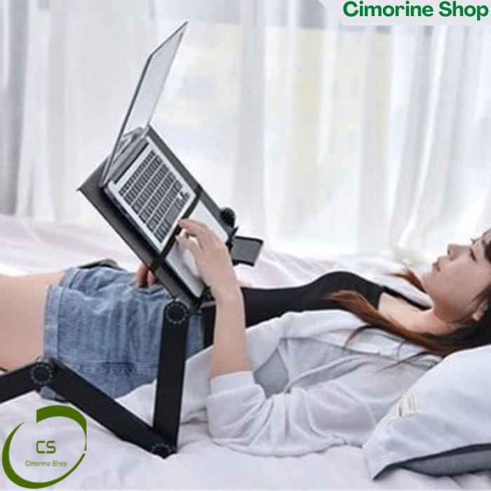 Jual meja laptop foldable adjustable dengan tempat mouse CS | Shopee ...