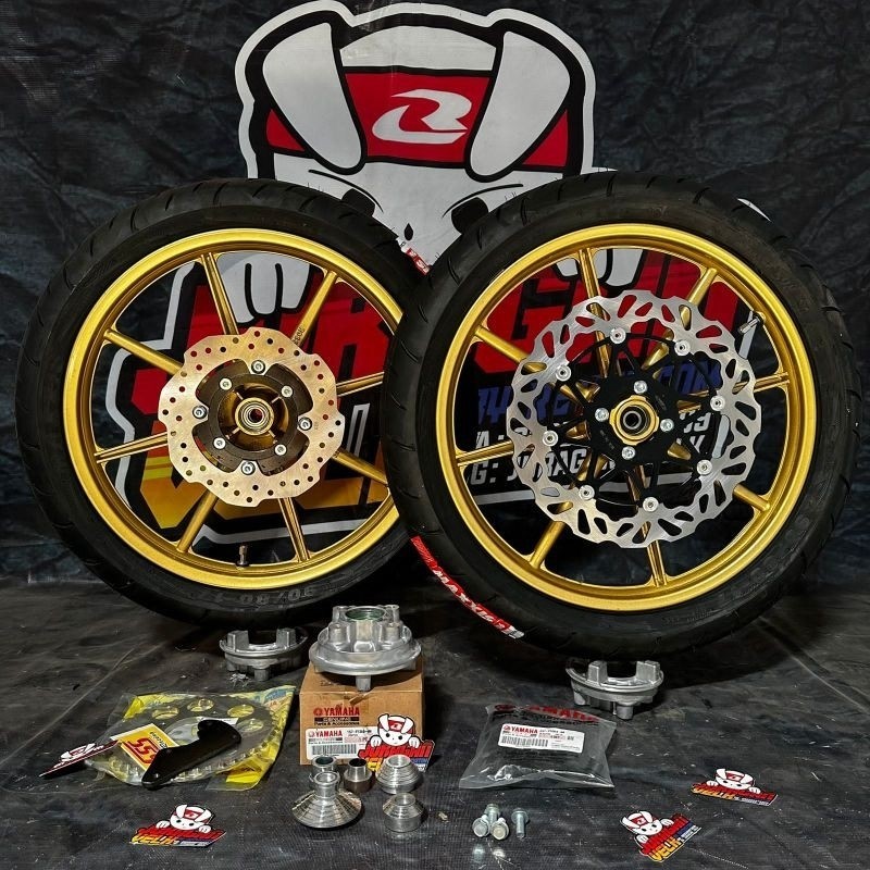 Jual wheelset welset velg palang 8 rossi model rcb sp811 klx dtracker ...