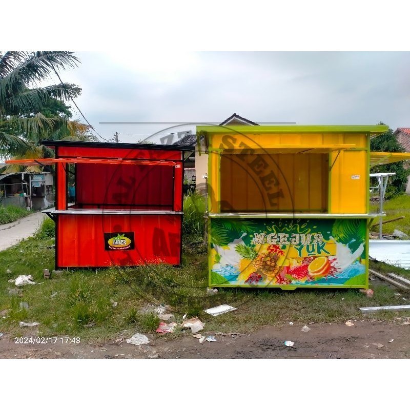 Jual booth kontainer booth container booth dagangan booth spandek ...