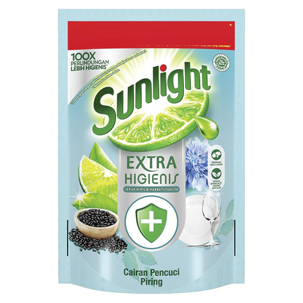 Jual SUNLIGHT POWER HIGIENIS POUCH 600 ML | Shopee Indonesia