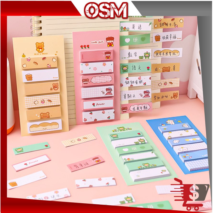 Jual OSM - S6222 Stationery Memo Pad Convenience Cute / Mini Memo Lucu ...