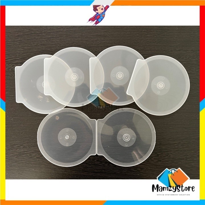 Jual Tempat CD / DVD Case Kerang Casing Oval Bulat Plastik | Shopee ...