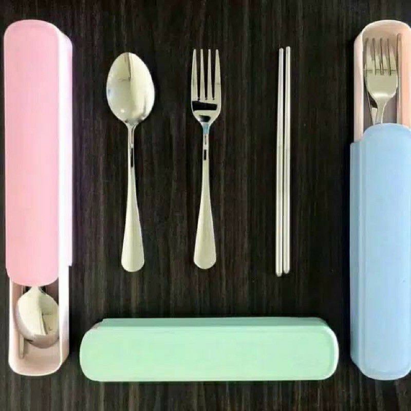 Jual MD Sendok Korea Set Alat Makan Korea SUJEO Set Set 3 in 1 ...