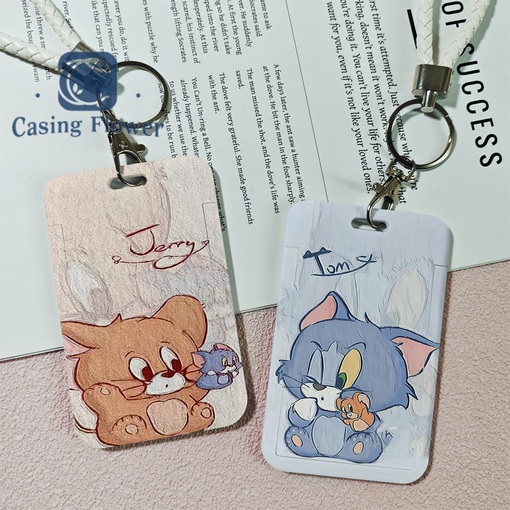 Jual ID Card Holder Motif Kawall Tempat Kartu Kucing Dan Tikus ...