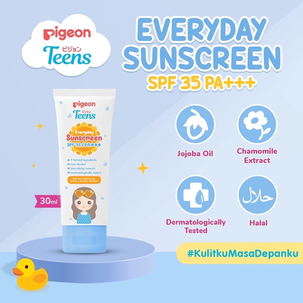 Jual Pigeon Teens Everyday Sunscreen Spf 35/PA+++ 30ML | Shopee Indonesia
