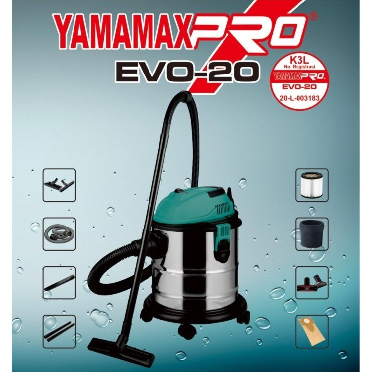 Jual YAMAMAX Vacuum Cleaner YMMX EVO 20 Liter Penghisap Debu | Shopee ...