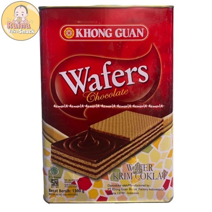 Jual Khong guan Wafers kaleng besar 1300 g | Shopee Indonesia