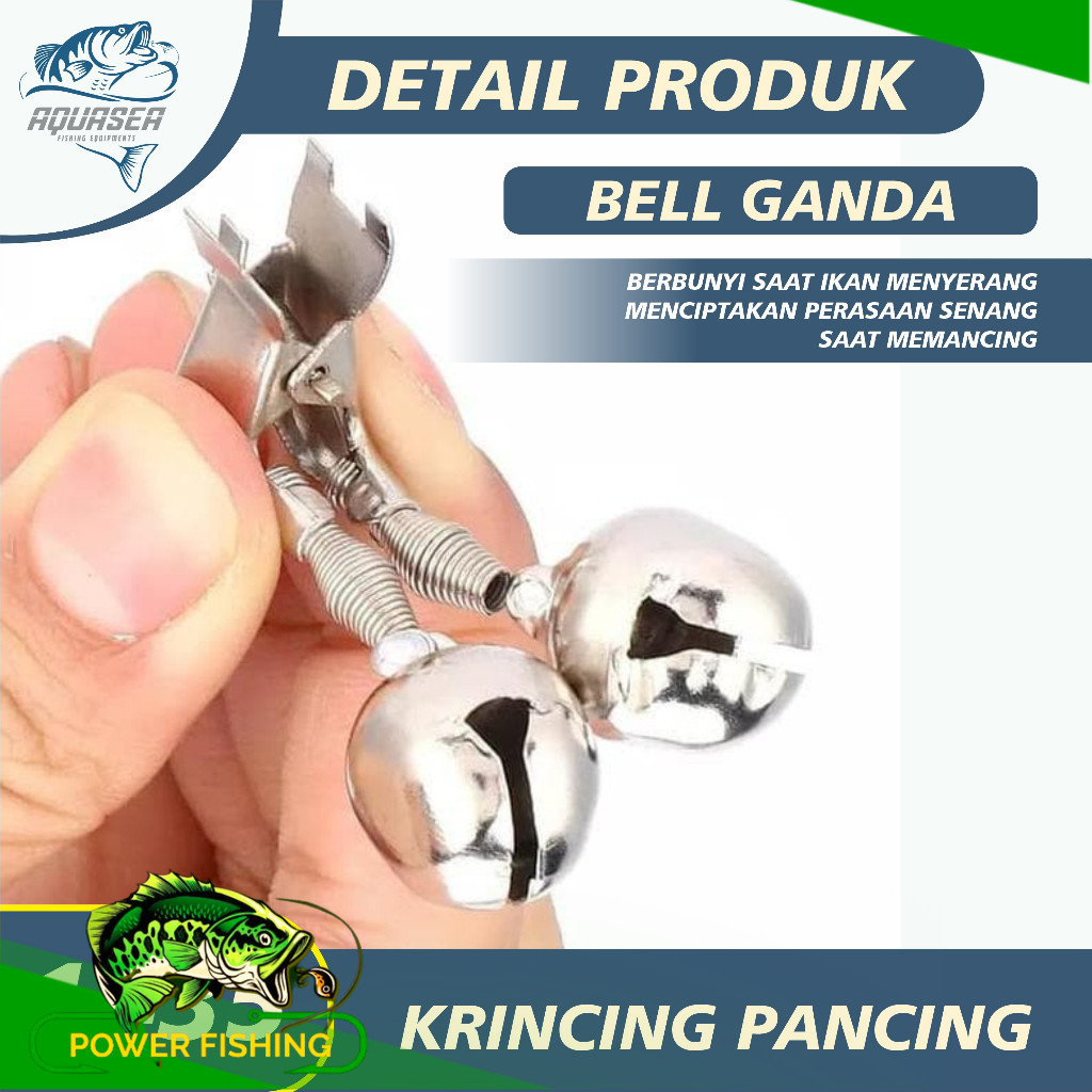Jual AQUASEA - Bell Joran Stainless - Bel Alarm Kerincing Lonceng Besi ...