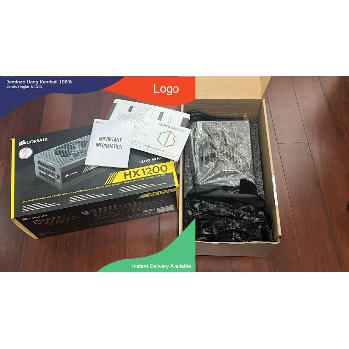 Jual PSU CORSAR HX 1200 PLATINUM,LIKE NEW, GARANS 2031, HEMAT 1 JUTA ...