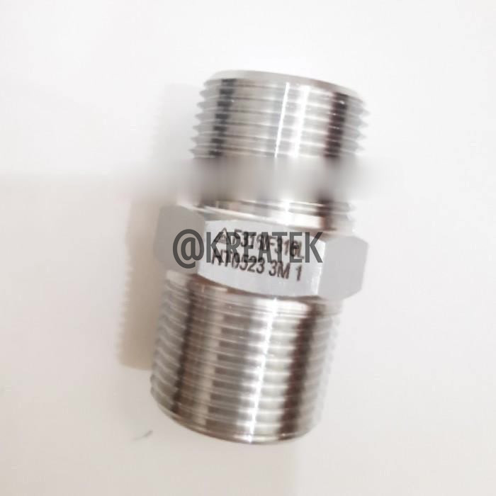 Jual Double Nipple / Hex Nipple / Double Nepple 3/4 inch 3000 SS 316 NPT | Shopee Indonesia