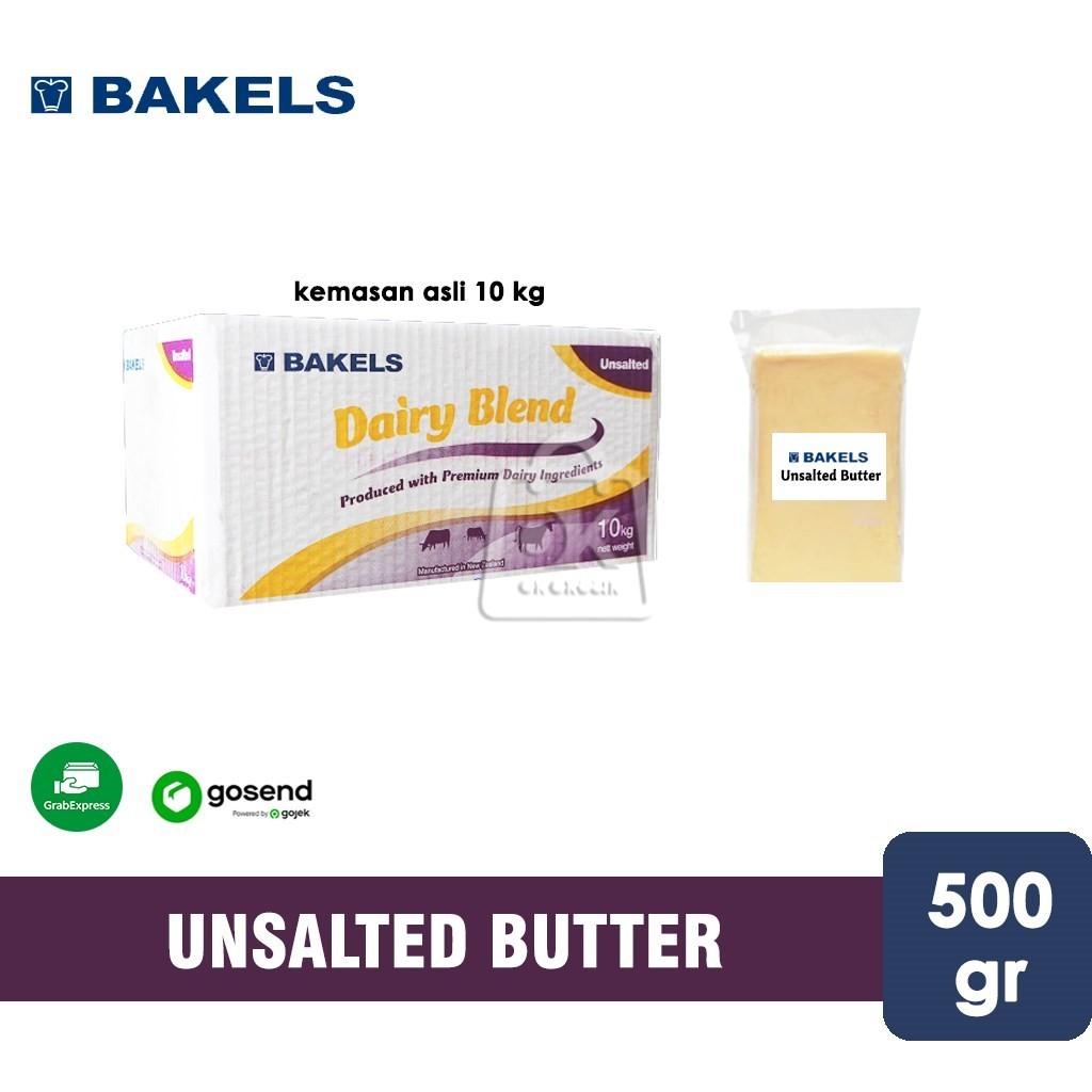 Jual Unsalted Butter Bakels Dairy Blend Repack 500 gr (KHUSUS INSTANT ... Jual Unsalted Butter Bakels Dairy Blend Repack 500 gr (KHUSUS INSTANT ...