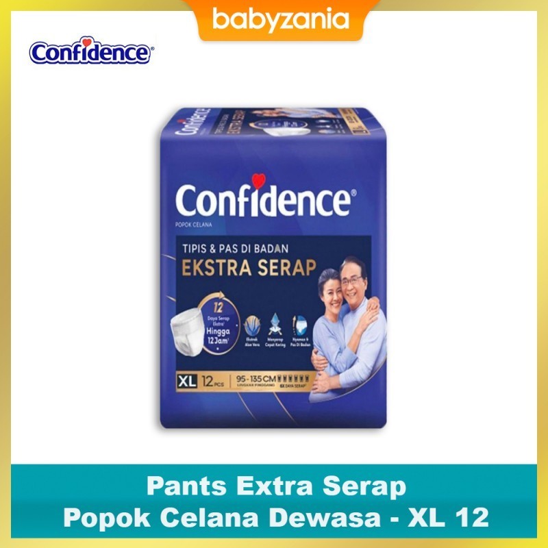 Jual Confidence Pants Extra / Ekstra Serap Popok Celana Dewasa - XL 12 ...