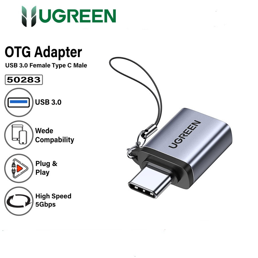 Jual UGREEN OTG Adapter Konverter USB Type C to USB A 3.0 50283 ...
