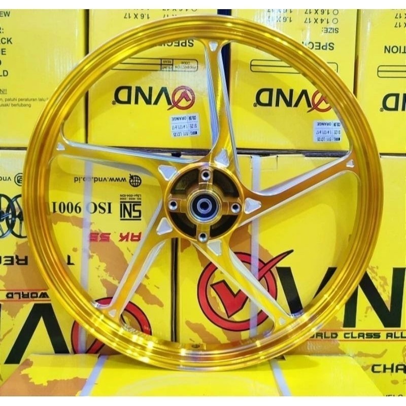 Jual VND Ak 55 Velg Jup Z / Jupiter Mx Old / Fizr / Vega ZR uk 140x17 / 160x17 Velg Vnd Jup Z ...
