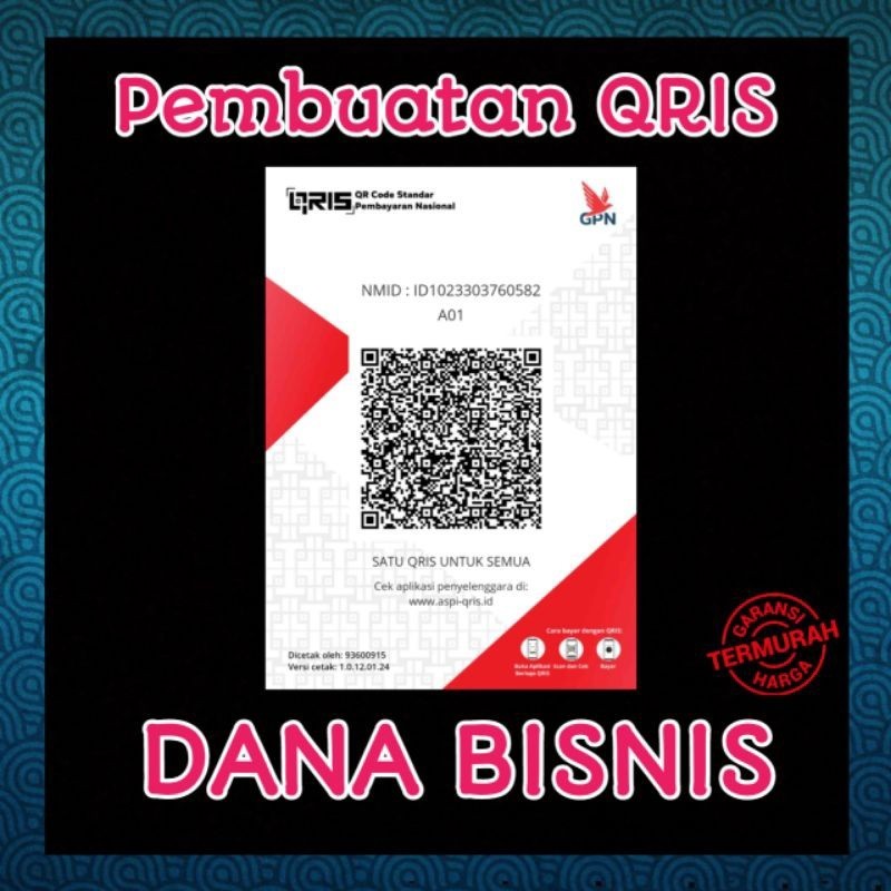 Jual PEMBUATAN QRIS DANA BISNIS | Shopee Indonesia