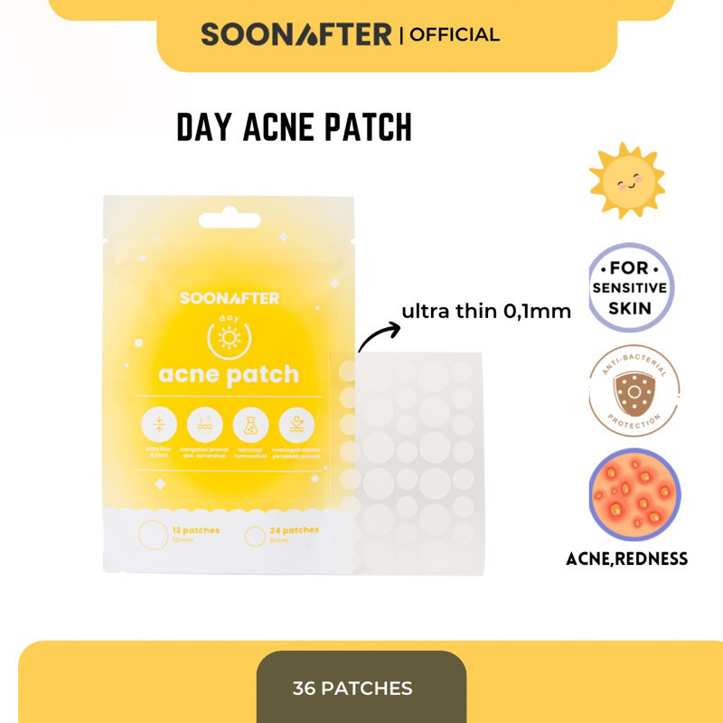 Jual SOONAFTER Day Acne Patch Super Ultra Thin 0,1mm Pimple Patch ...