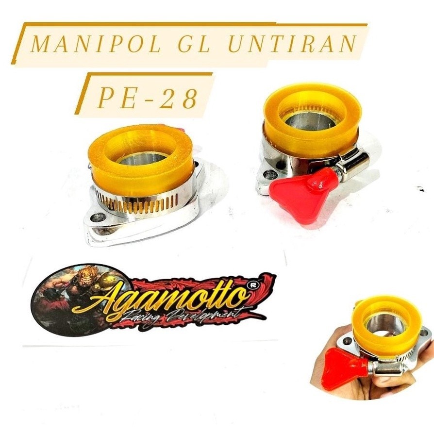 Jual INTAKE MANIPOL PE 28 GL Honda GL SILVER GL PE PWK 28 Almunium ...