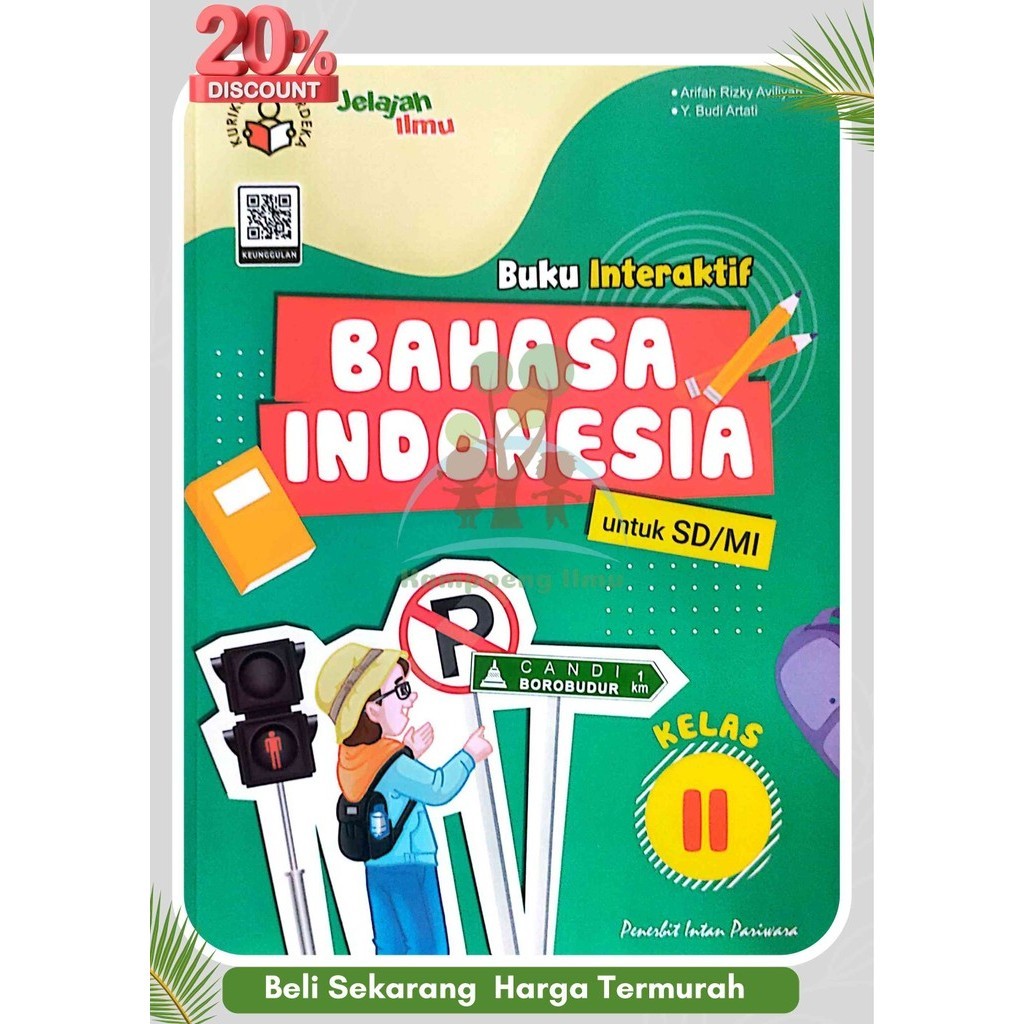Jual Buku Interaktif Bahasa Indonesia SD Kelas 2 Kurikulum Merdeka Intan pariwara Tahun 2024 ...