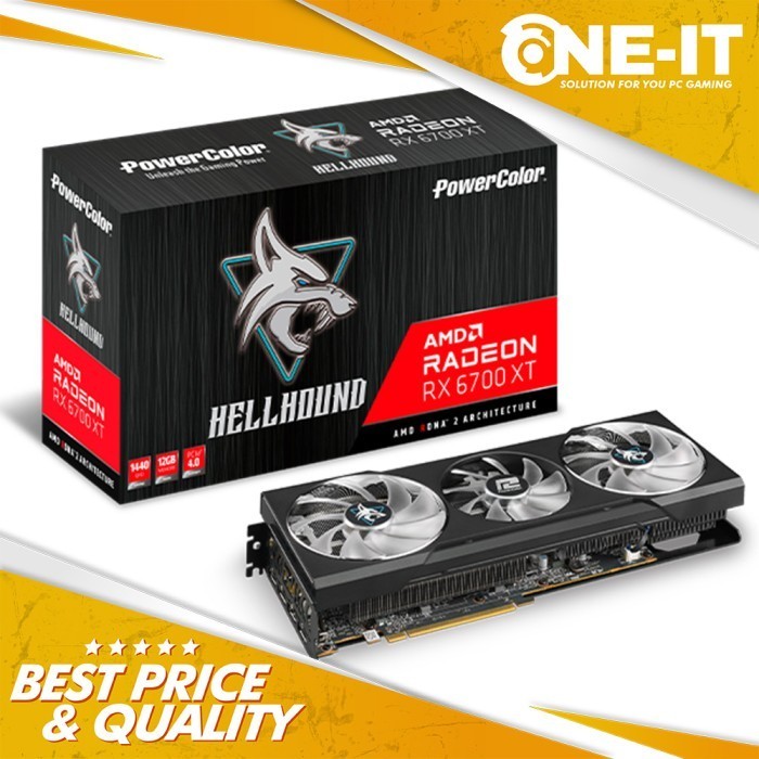 Jual VGA Powercolor Hellhound AMD Radeon RX 6700 XT 12GB GDDR6 12G ...