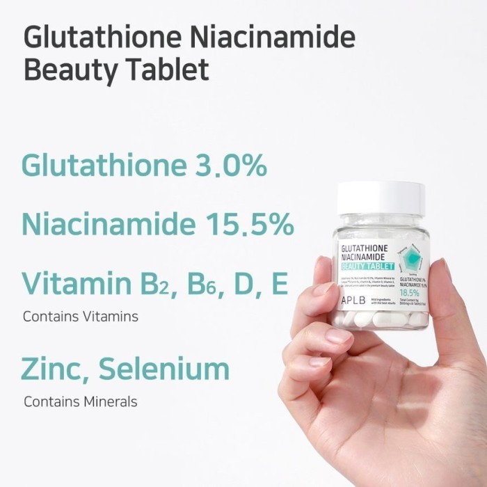 Jual APLB Glutathione Niacinamide Beauty Tablet | Shopee Indonesia