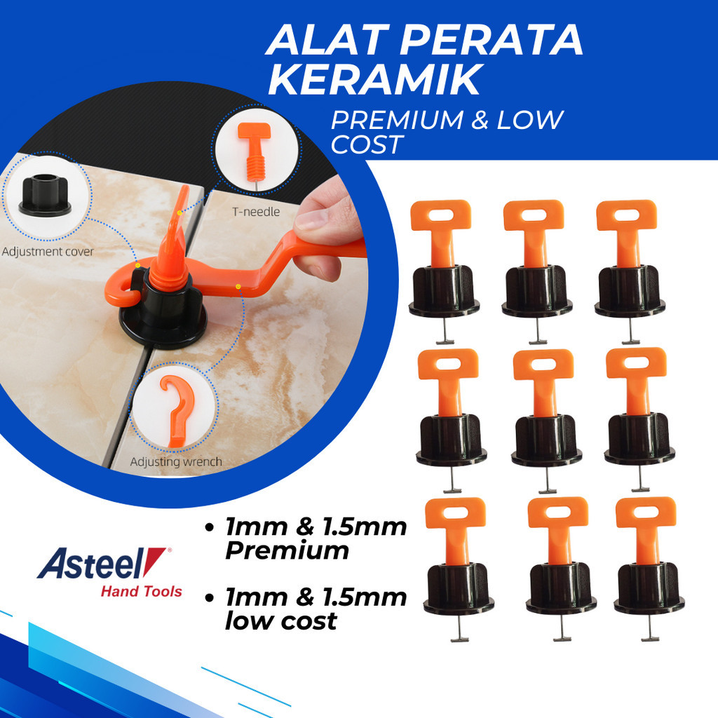 Jual Alat perata pasang keramik lantai Asteel Spacer reusable tile ...