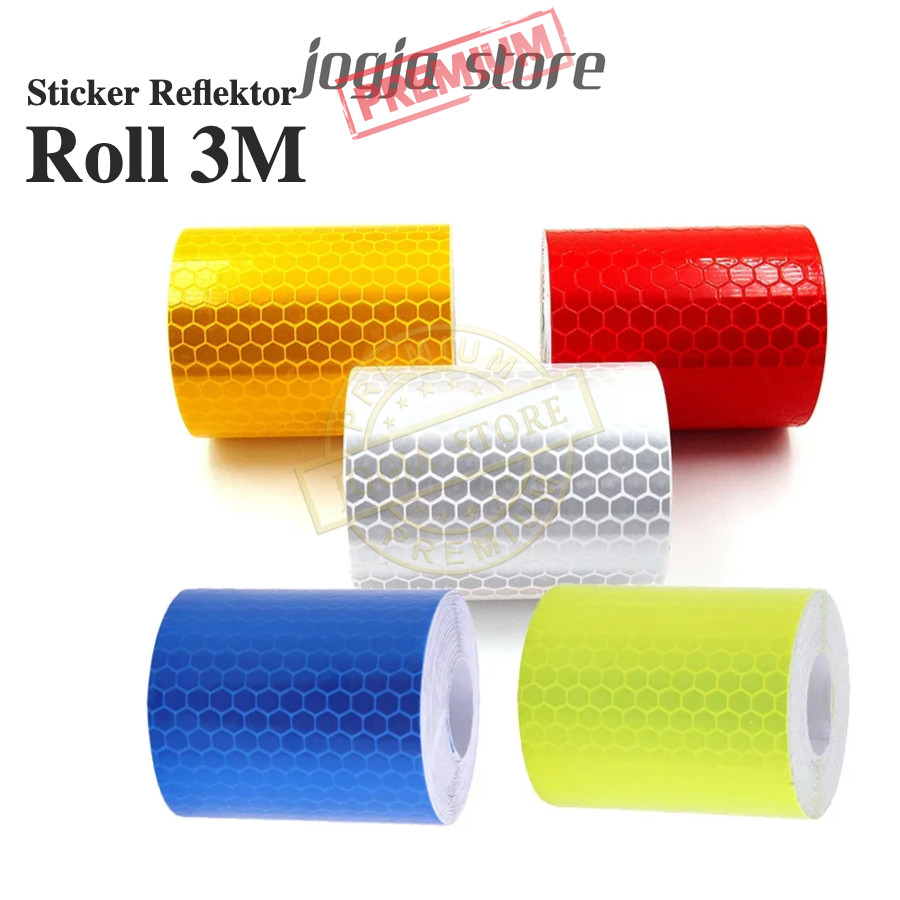 Jual Stiker Reflektor 1M 3M Sticker Reflective Pemantul Cahaya Uji KIR ...