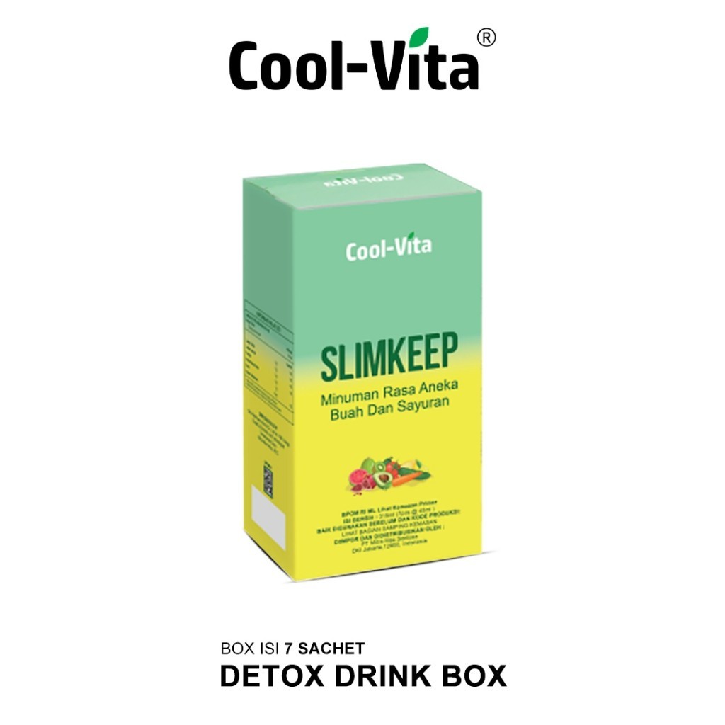 Jual Cool-Vita Fiber Detox Drink Slim Keep Ready To Drink 1 Box ...