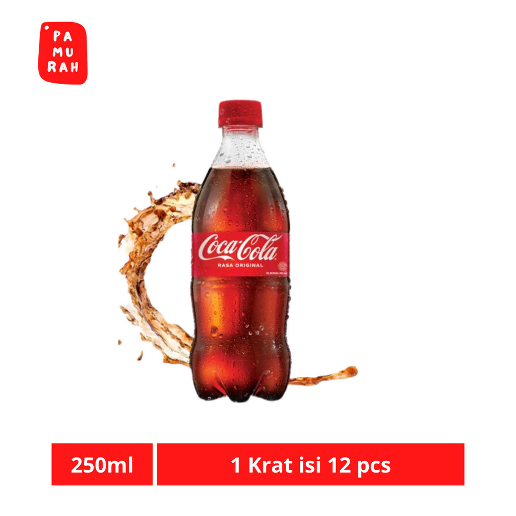 Jual Coca-Cola Original - Minuman Soda Rasa Kola - Botol 250ml - x12 ...