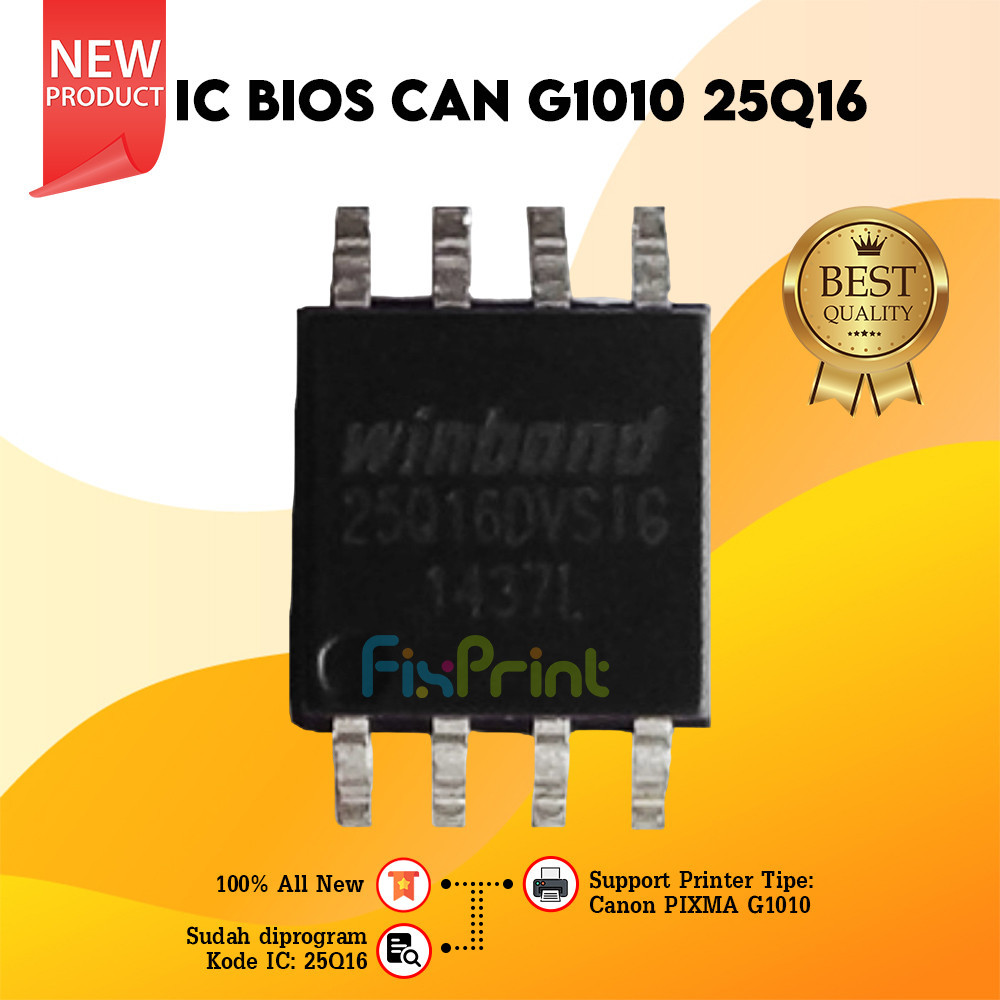 Jual IC BIOS Printer Canon G1010 25Q16, Resetter G1010, Firmware G1010 ...