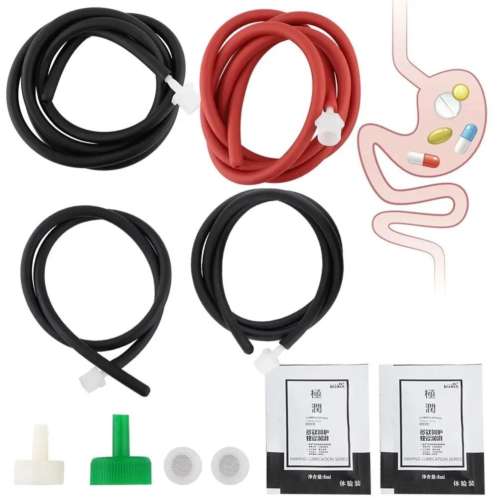 Jual PREORDER Silicone Latex Enema Tube Vaginal Anal Cleaning Enema ...