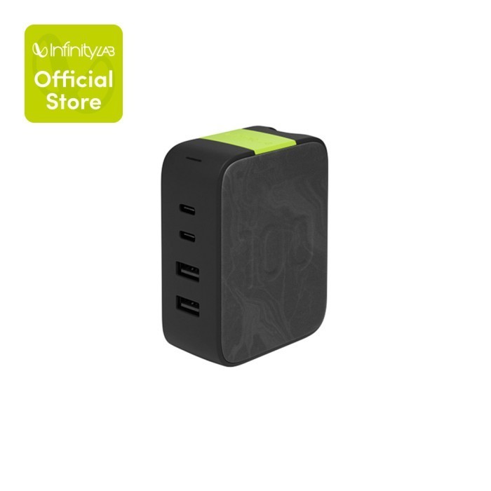 Jual InfinityLab Instant Charger 100W PD GAN 4 USB - Hitam | Shopee ...