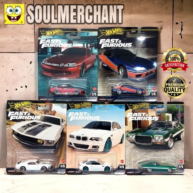 Jual Hot Wheels Fast & Furious F Nissan Silvia S15 Monalisa Toyota ...