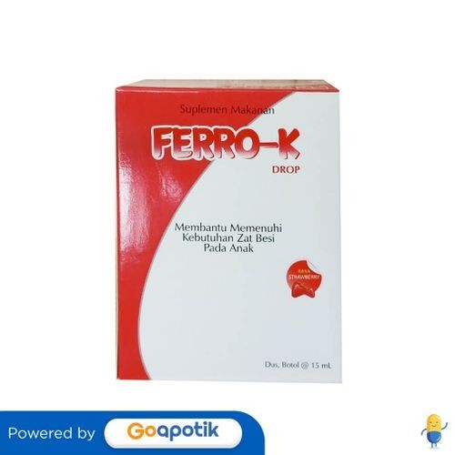 Jual Ferro-K Rasa Strawberry Drop 15 Ml | Shopee Indonesia