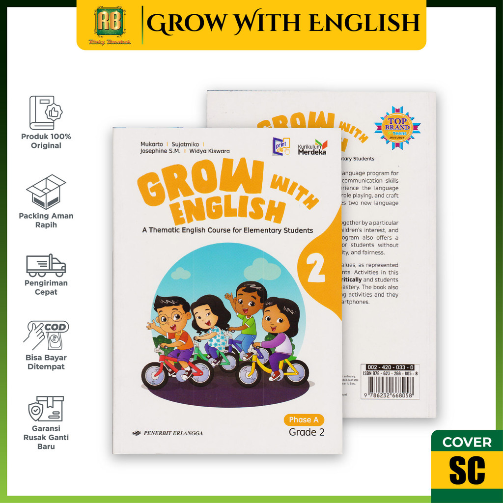 Jual Growh with English Kurmer Sd Kelas 2 Buku Belajar Bahasa Inggris ...