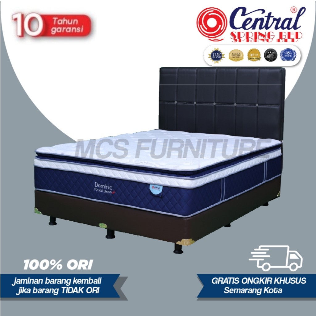 Jual Springbed Kasur Matras Central Dominiq Original Harga Pabrik Mebel ...